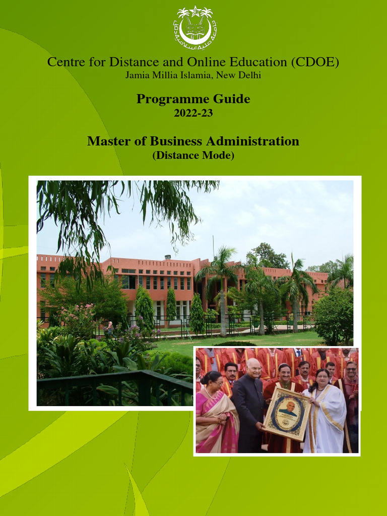 Cdol Programmes Studies Semestermode Mba | PDF