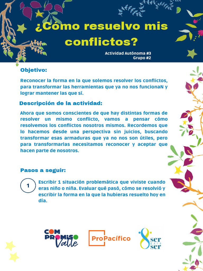 Resolución Personal de Conflictos | PDF | Crecimiento personal y ...