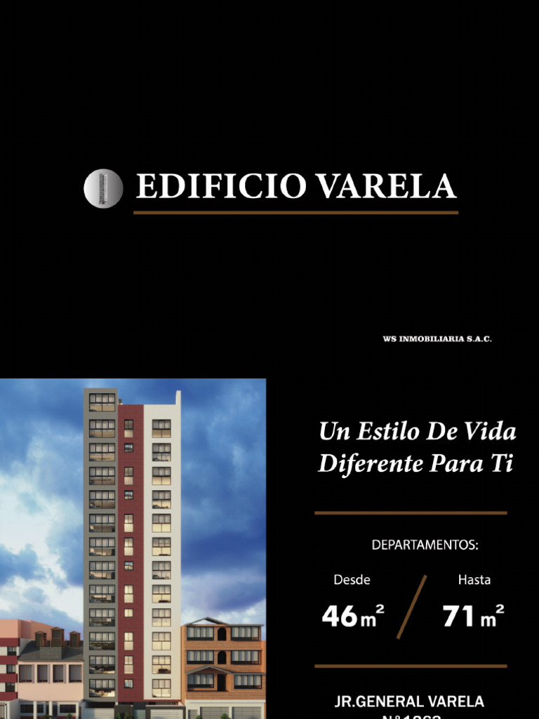 BROCHURE - PRESENTACION EDIFICIO VARELA | PDF