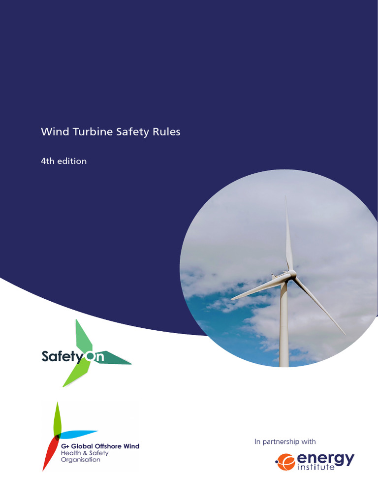 Wind Turbine Safety Rules 4th Edition 2021 Final TM 28.06.21 | PDF ...