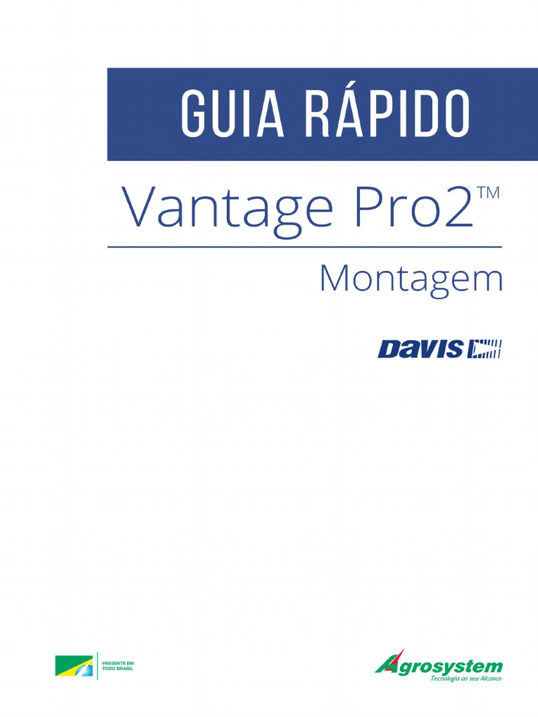 DAVIS Vantage Pro2 Montagem | PDF