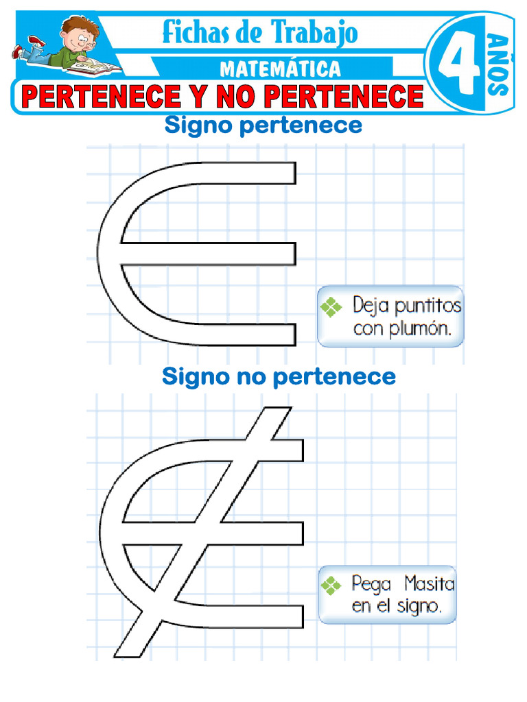 Pertenece y No Pertenece para Ninos de 4 Anos | PDF