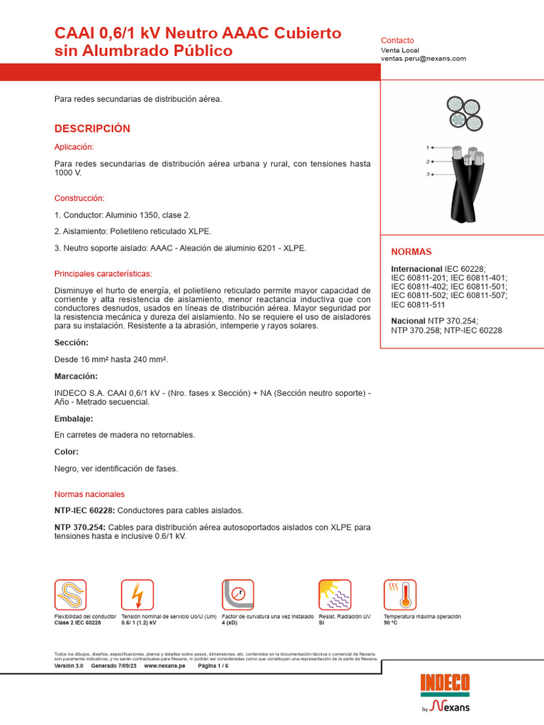 Cables Na2xsy | PDF | Tecnología