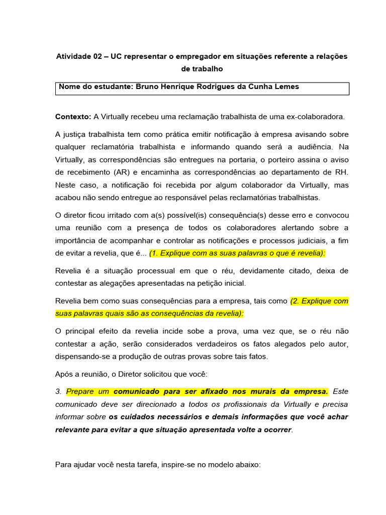 Atividade 02 - UC 03 - Bruno Henrique Rodrigues Da Cunha Lemes | PDF