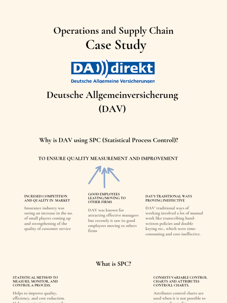 DAV Case Study: SPC Implementation Challenges | PDF | Systems Science ...