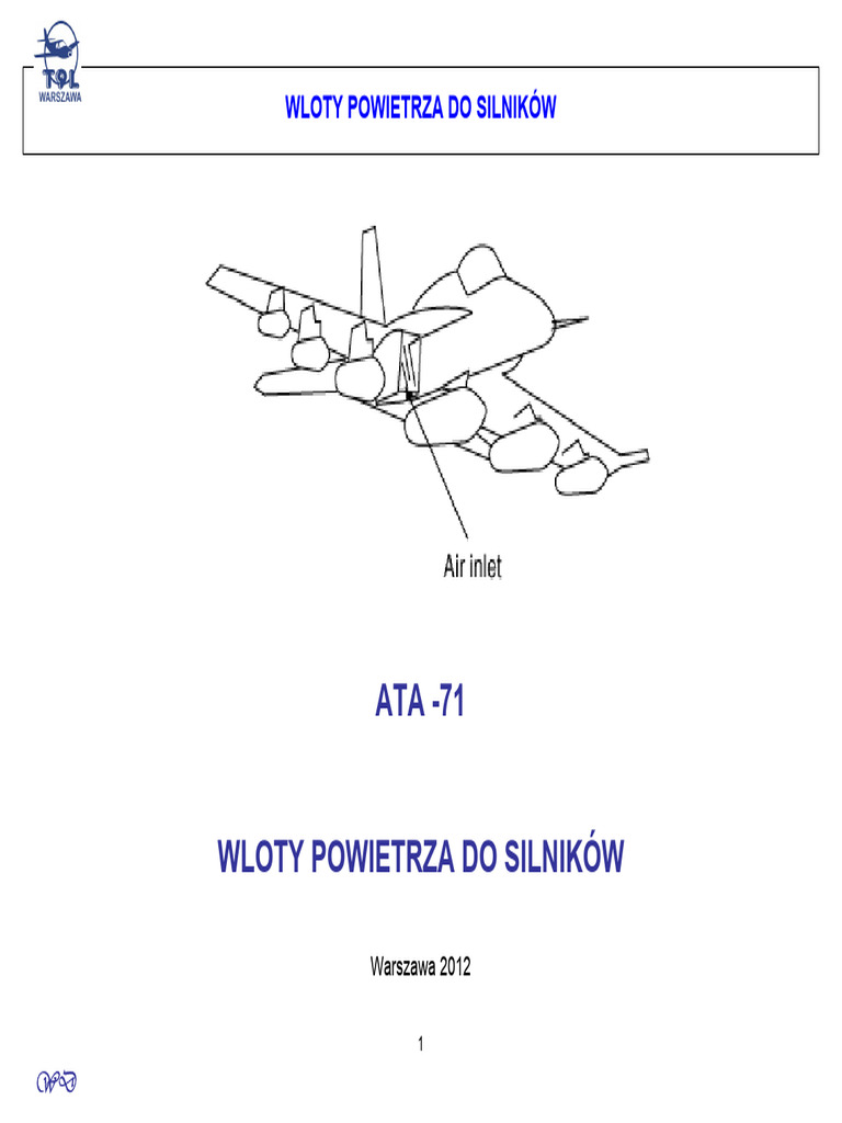 ATA-71 Wloty Silnikow Cz. 1 | PDF