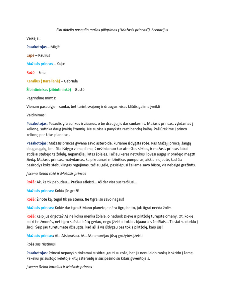 Esu Didelio Pasaulio Mažas Piligrimas | PDF