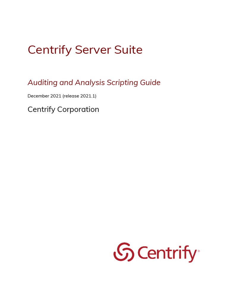 Centrify Win Audit Powershell Guide | PDF | Active Directory | Command Line Interface