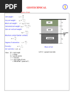 Geotechnical Engineering Formulas | PDF | Silt | Geotechnical Engineering