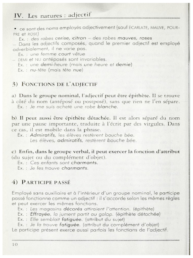 Grammaire Francaise Librio | PDF