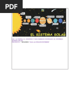 Proyecto "Primerito Viaja al Espacio" | PDF | Ciencia y matemáticas