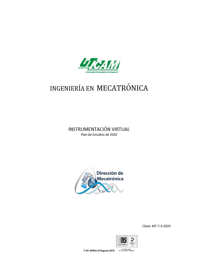 Manual de Prácticas Instrumentación Virtual | PDF
