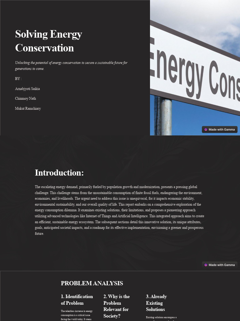 Solving Energy Conservation | PDF | Energy Conservation | Efficient Energy Use