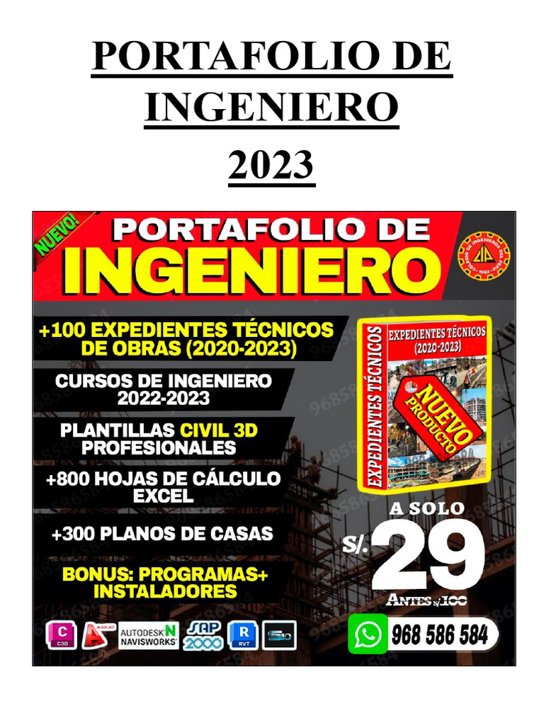 Contenido Del Portafolio de Ingeniero | PDF