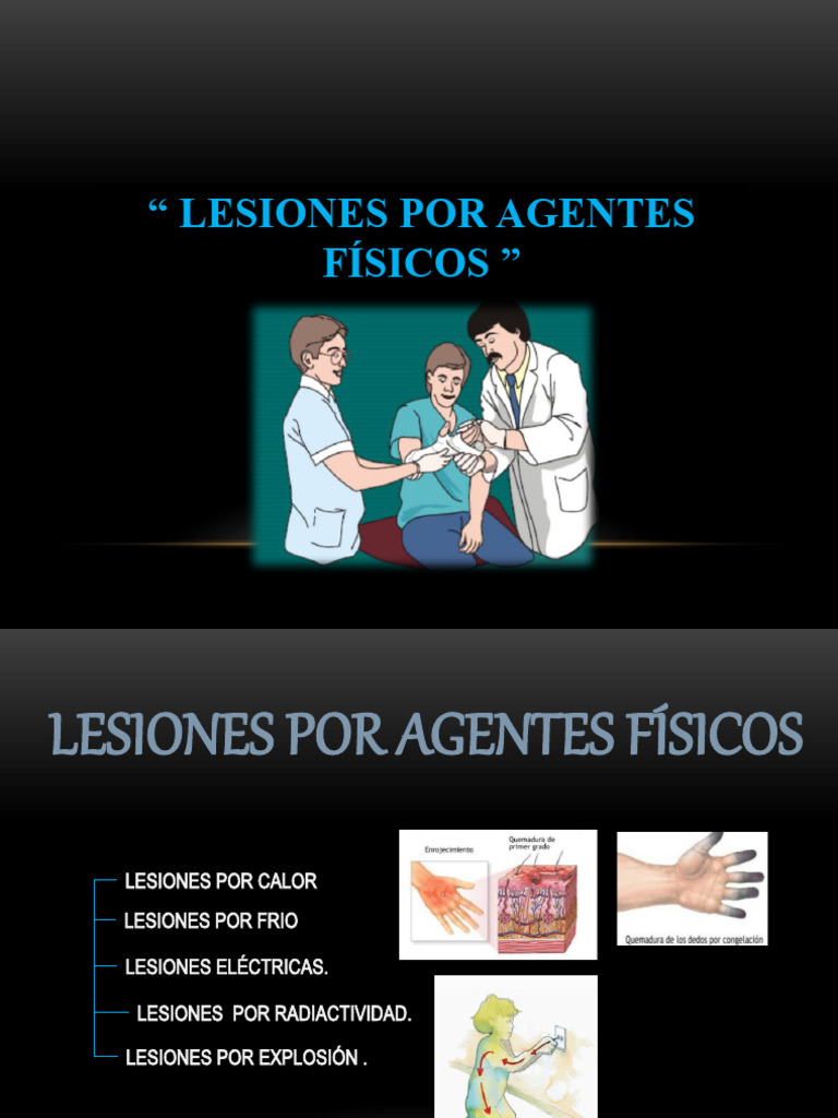 lesiones por agentes fisicos | PDF | Quemar | Piel