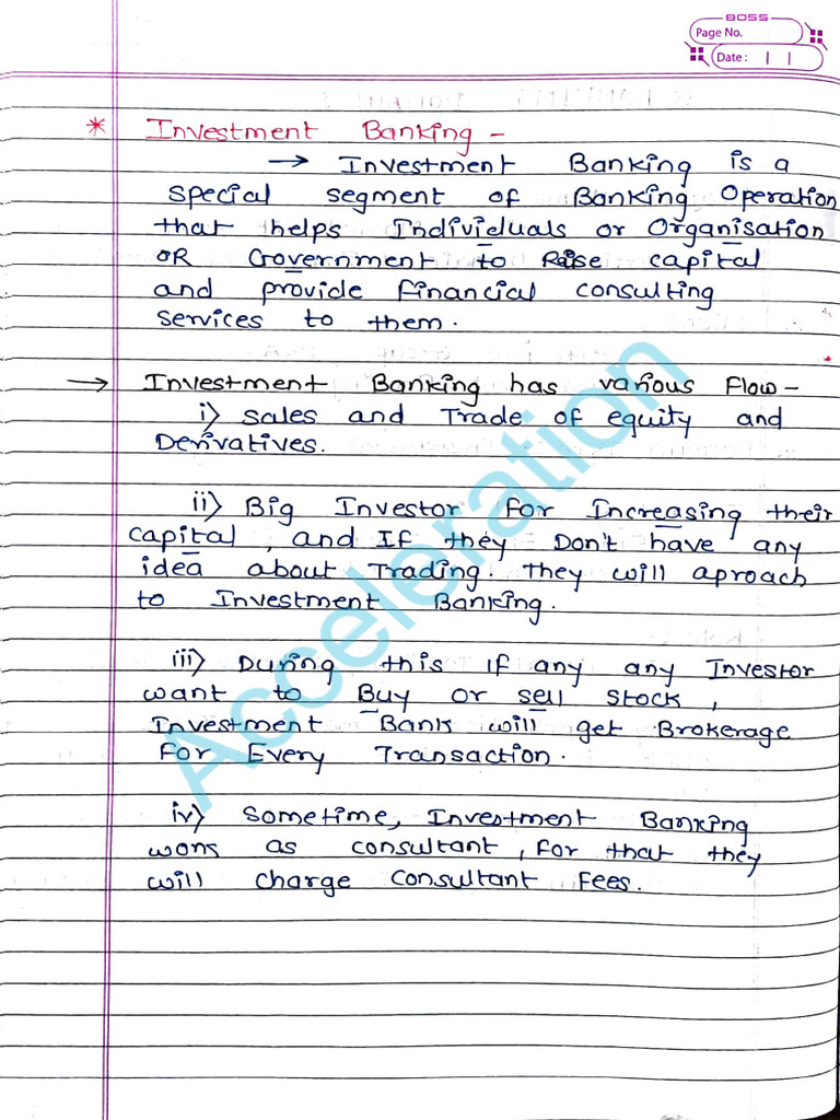 Investment Banking Project | PDF | Service Industries | Financial Services