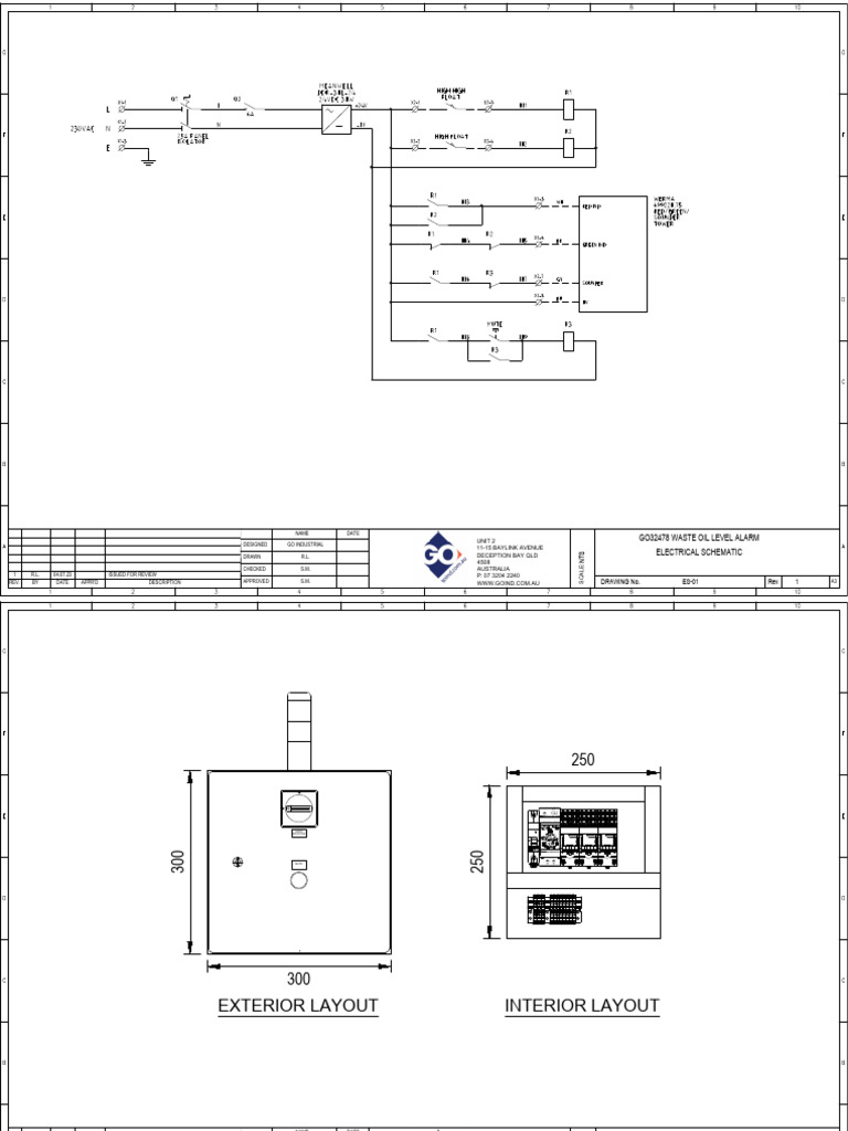 Waste Oil Alarm Electrical Schematic | PDF