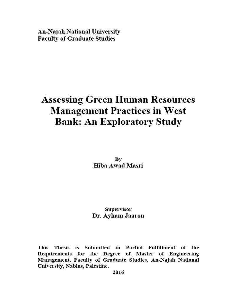 Hiba Awad Masri | PDF | Sustainability | Human Resource Management