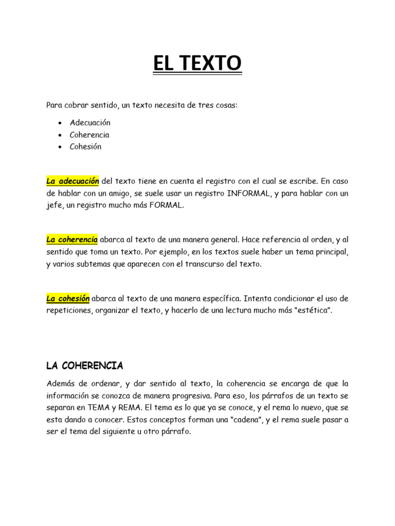 El Texto | PDF