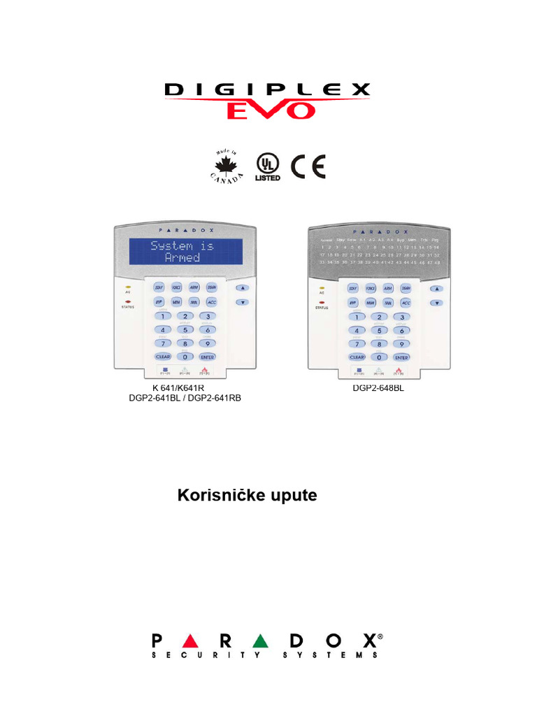 Korisnicke Upute K641R | PDF