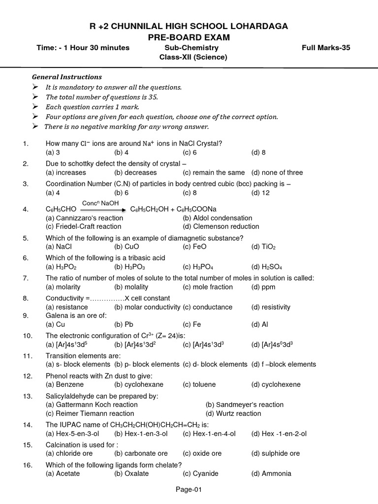 Chem Obj XII | PDF