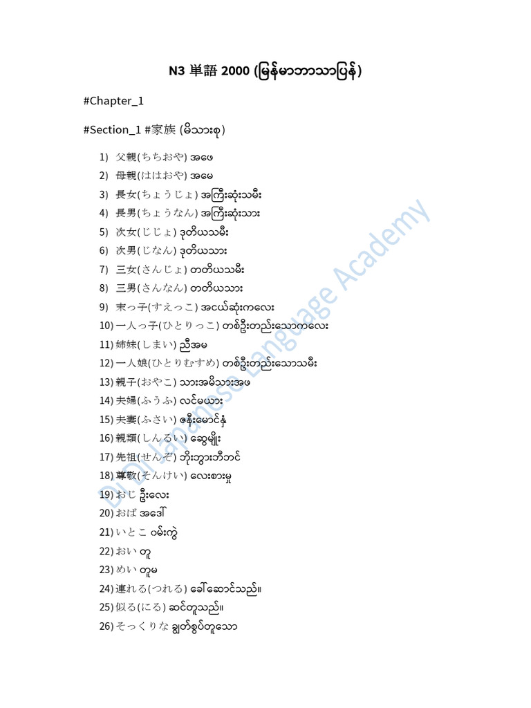 N3 Tango 2000 မြန်မာပြန် by Di Di JLA | PDF
