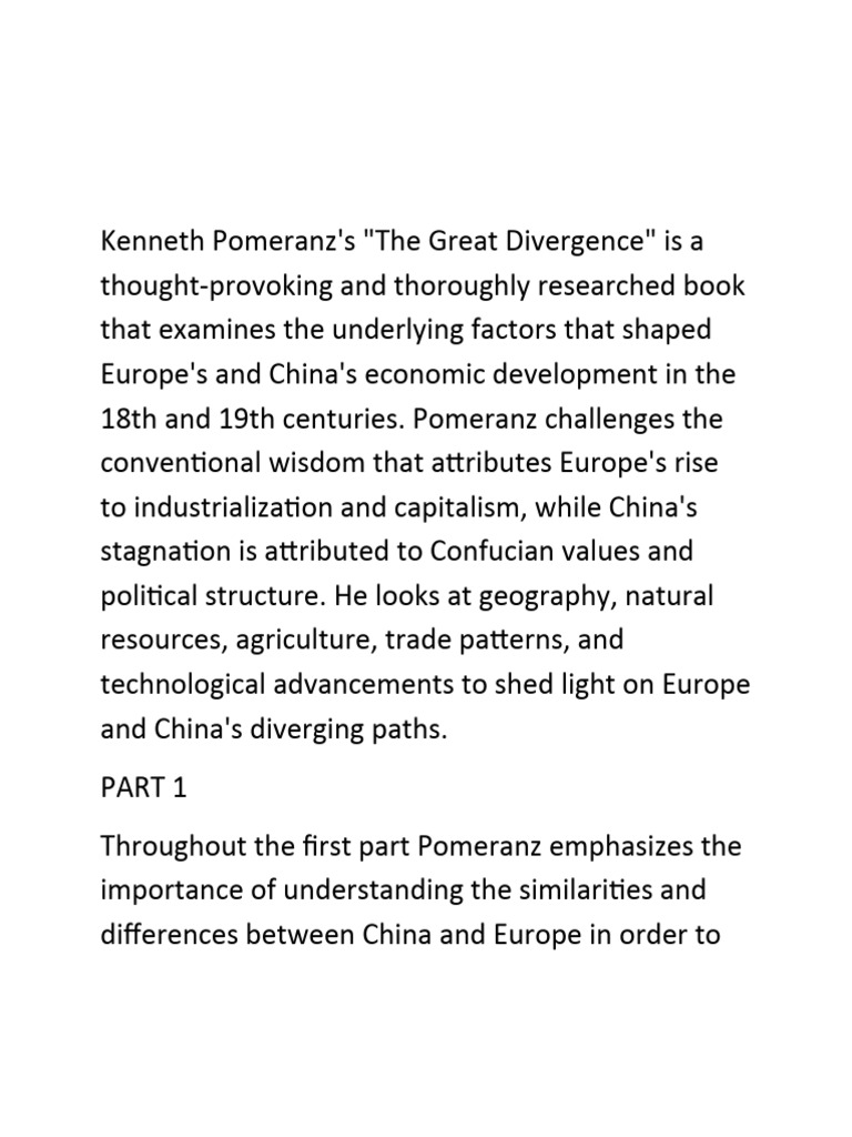 Kenneth Pomeranz | PDF