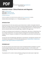 Essential Tremor Rating Assessment Scale | PDF | Statistics | Clinical ...