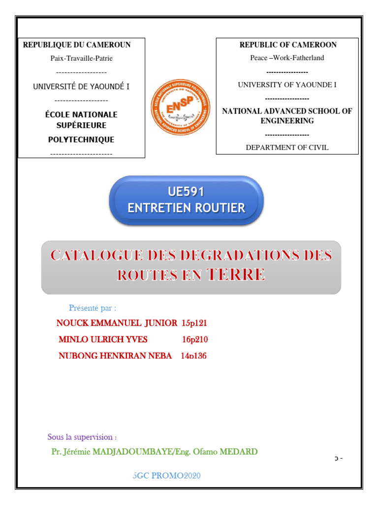 Catalogue de Dégradation Des Routes en Terre | PDF Catalogue de Dégradation Des Routes en Terre | PDF