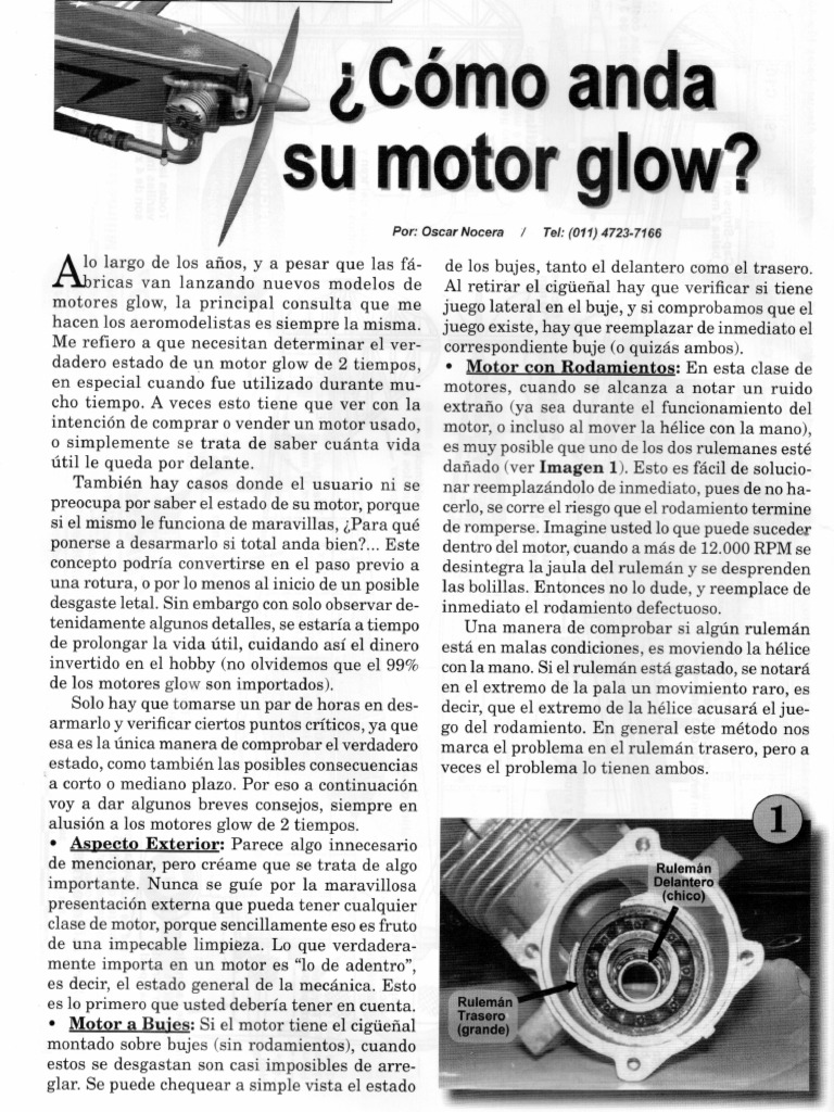 Como Anda Su Motor Glow | PDF