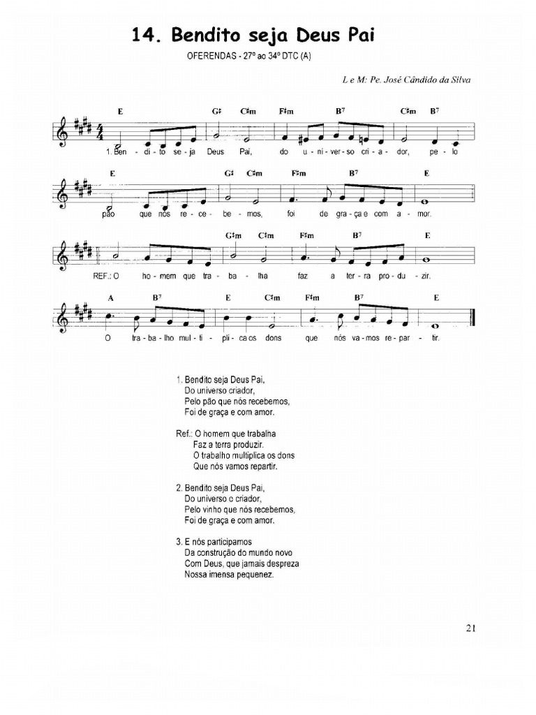 06 Bendito Seja Deus Pai | PDF