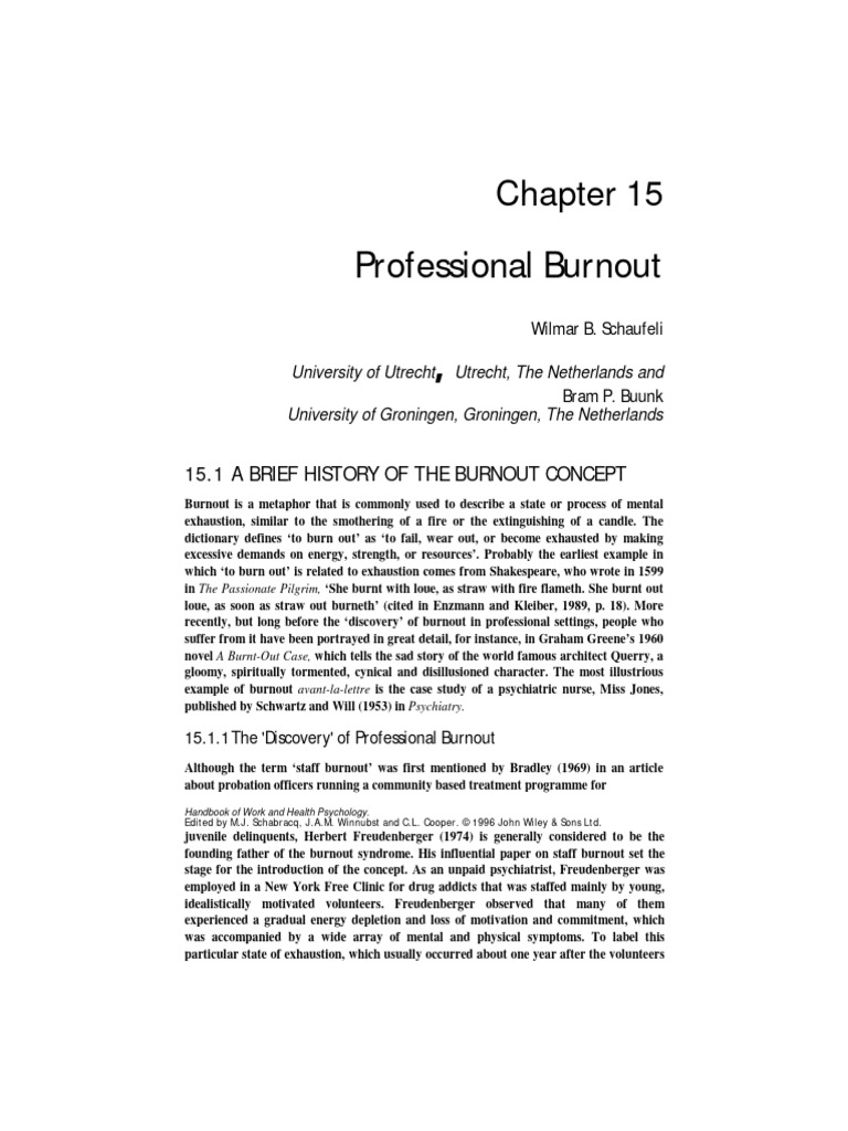 Burnout Overview Editabil | PDF | Occupational Burnout | Occupational ...