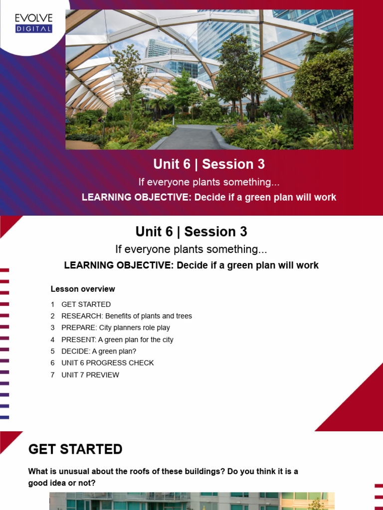 Unit 6 - Session 3: If Everyone Plants Something.. | PDF