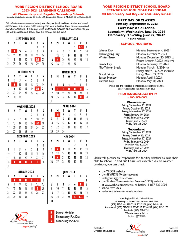All Elem Reg SS Calendar | PDF