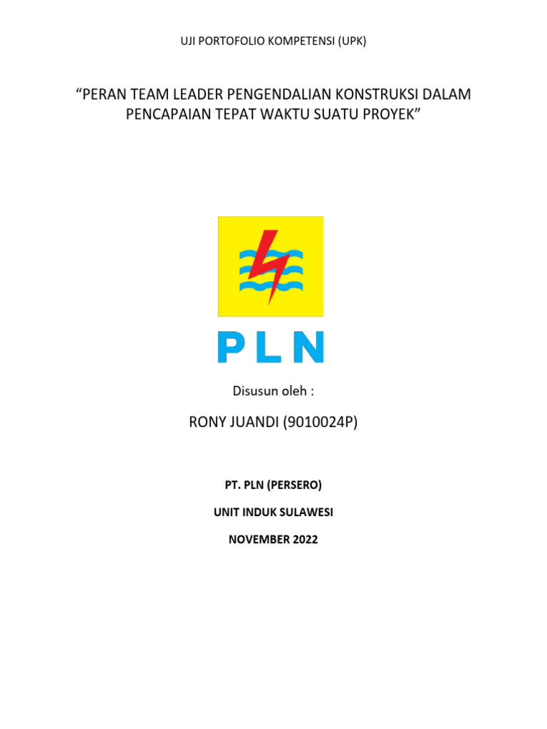 Upk Rony Juandi | PDF