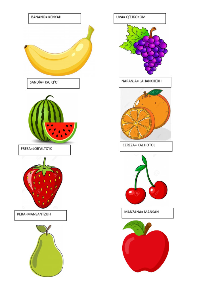 Frutas en Popti' | PDF