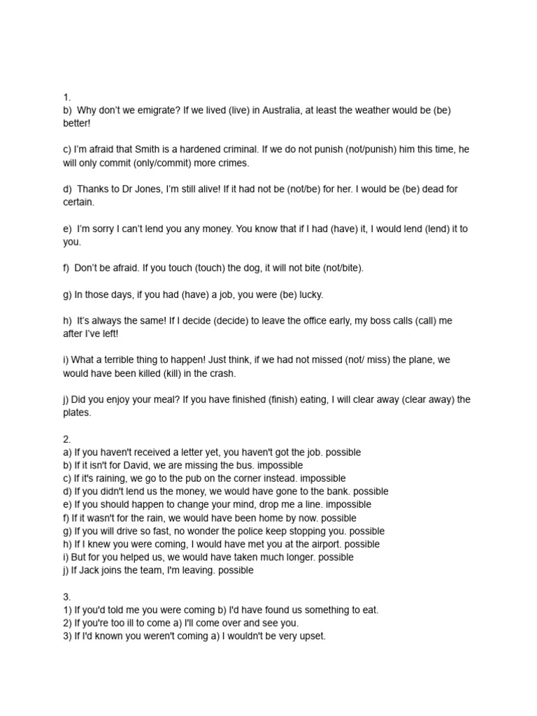 Conditionals Theory Practice Diego | PDF