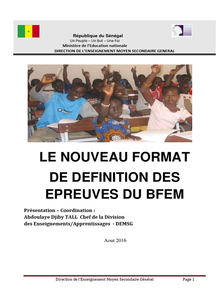 Reforme-BFEM-MATHS | PDF