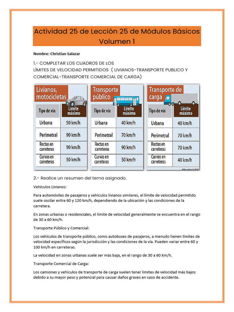 Actividad 25 de Lección 25 de Módulos Básicos Volumen 1 | PDF