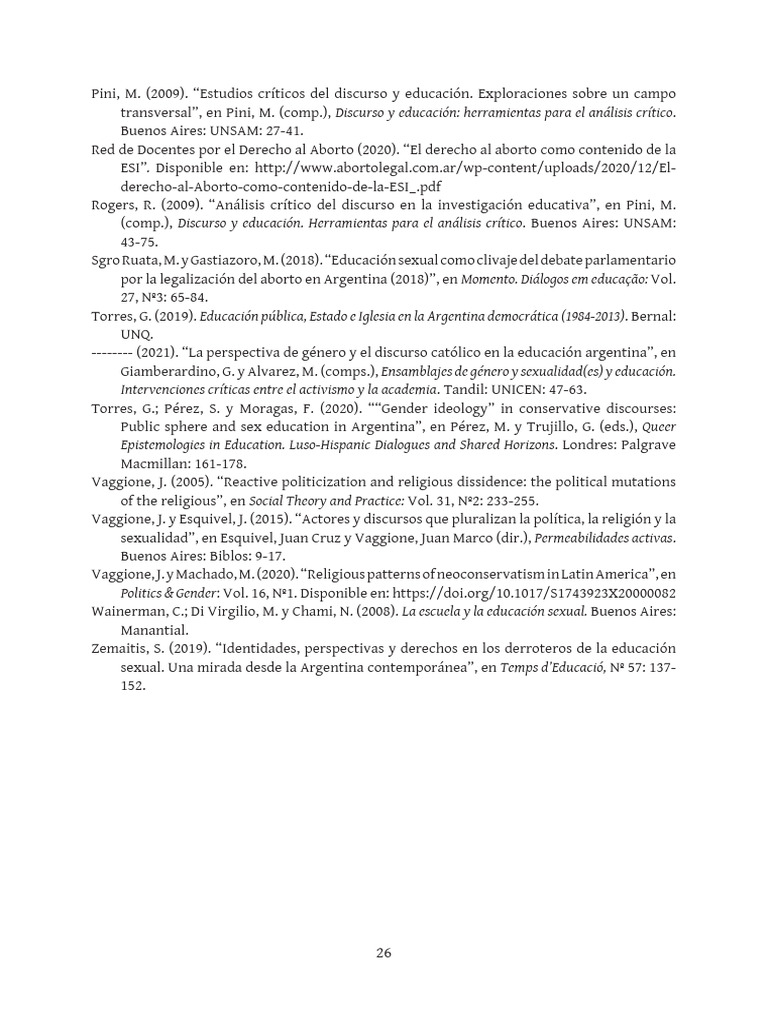 Actas. Transformando Los Saberes Desde La Experiencia Educ Genero y Sexualidades 27 34 | PDF ...