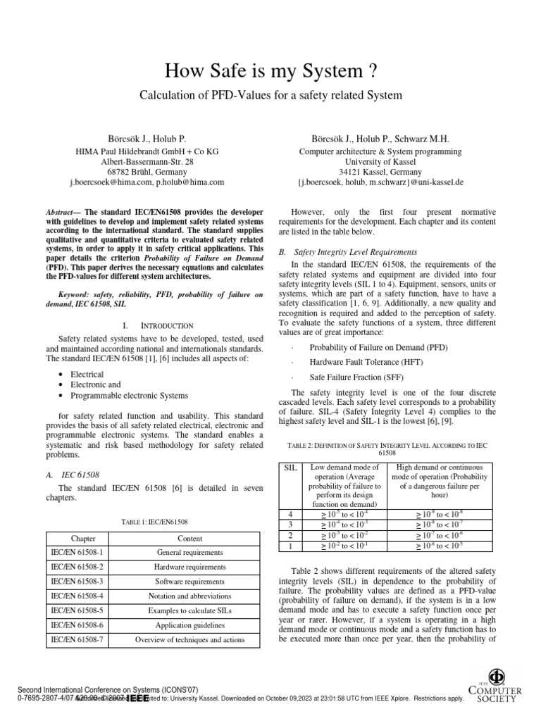 How Safe Is My System | PDF | Safety | Systems Engineering