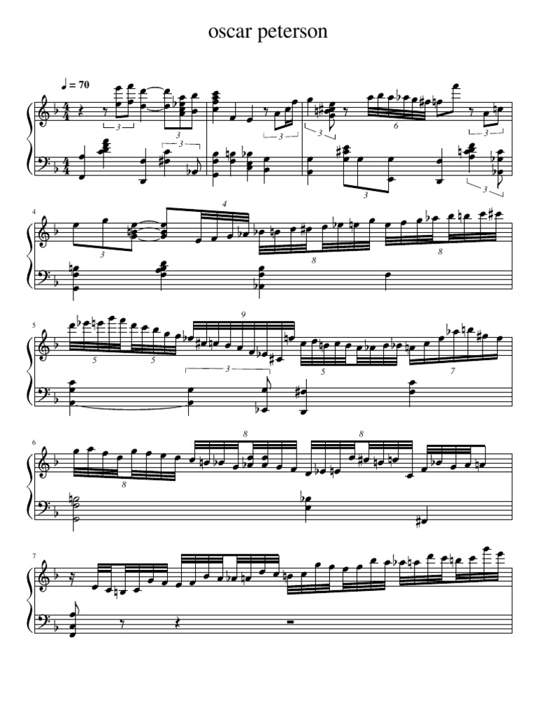 Oscar Peterson Solo | PDF