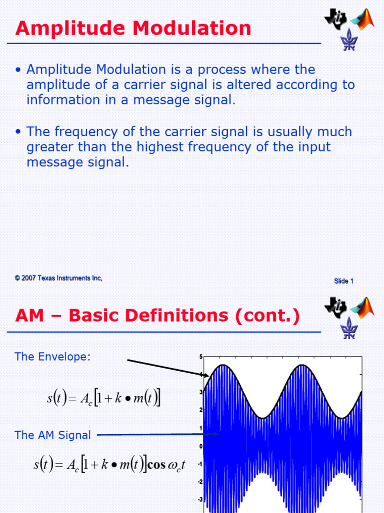 Amplitude Modulation | PDF