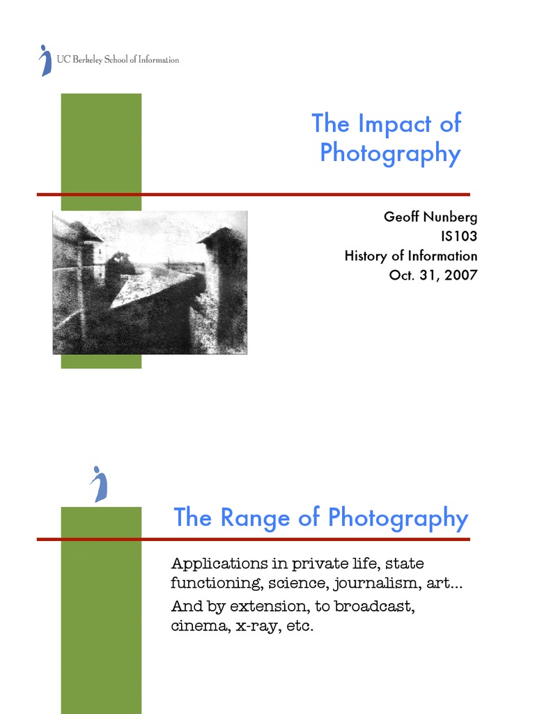 Impact of Photography | PDF | Imaging | Art Media
