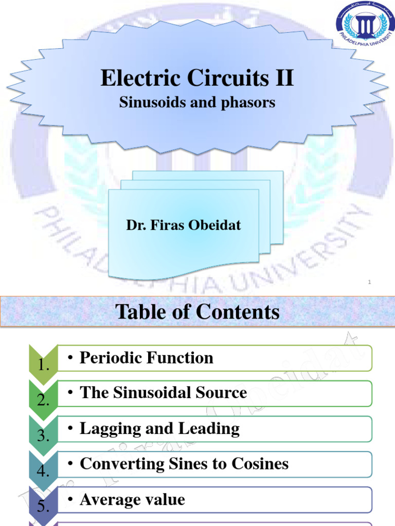 2 Sinusoids and Phasor | PDF