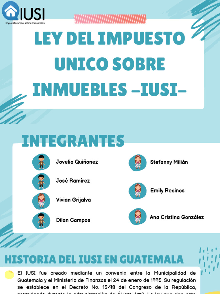 Presentación Ley Del IUSI | PDF | Impuestos | Estatuto de limitaciones
