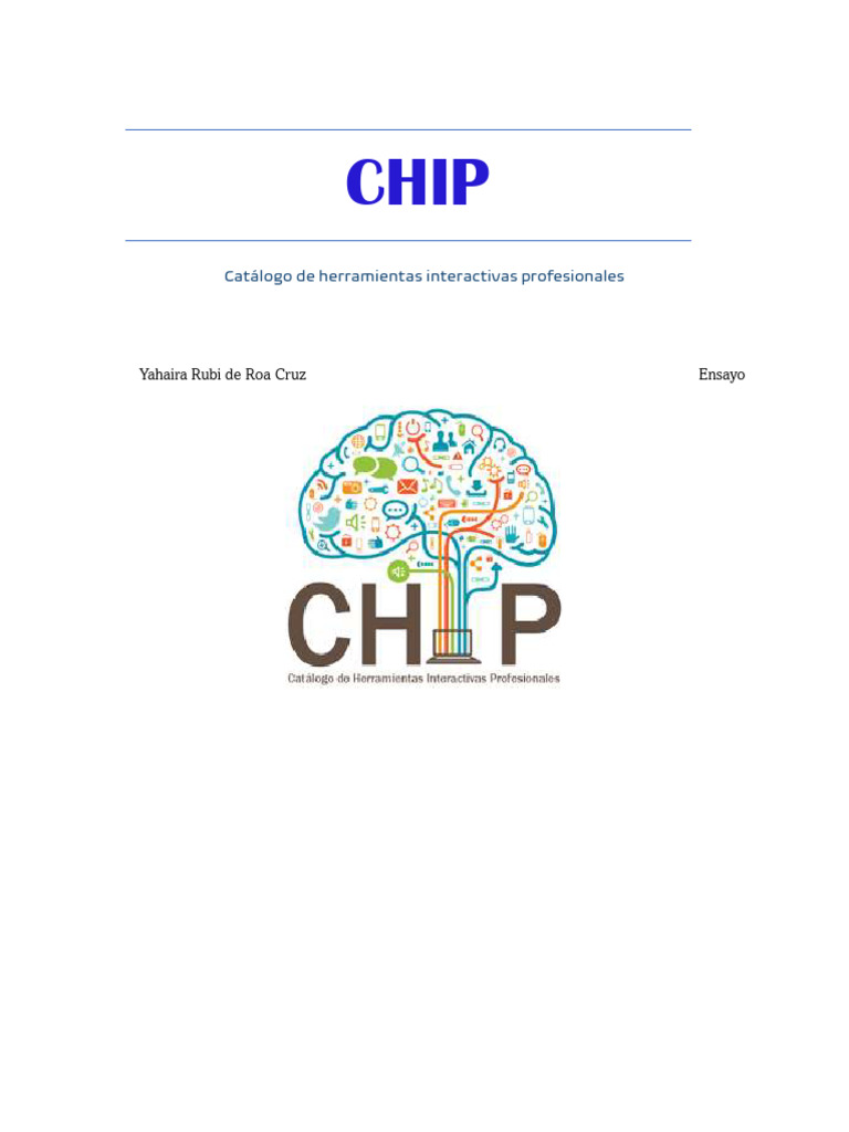 Catálogo CHIP: Herramientas Interactivas UANL | PDF