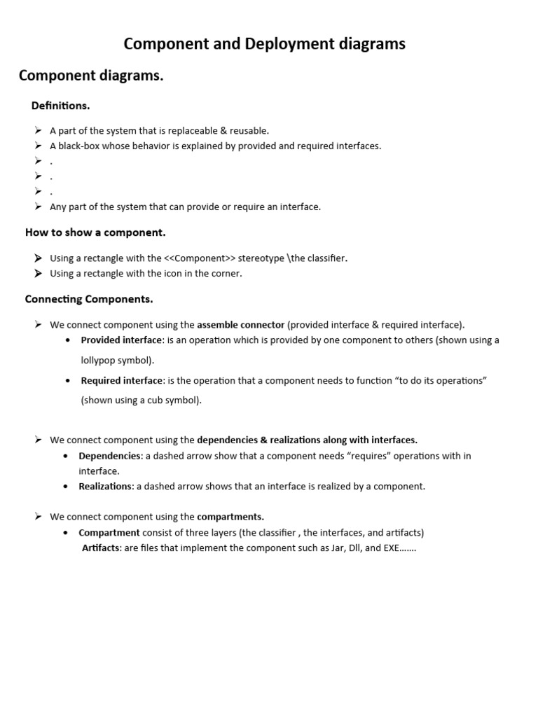 Component & Deployment Diagrams | PDF