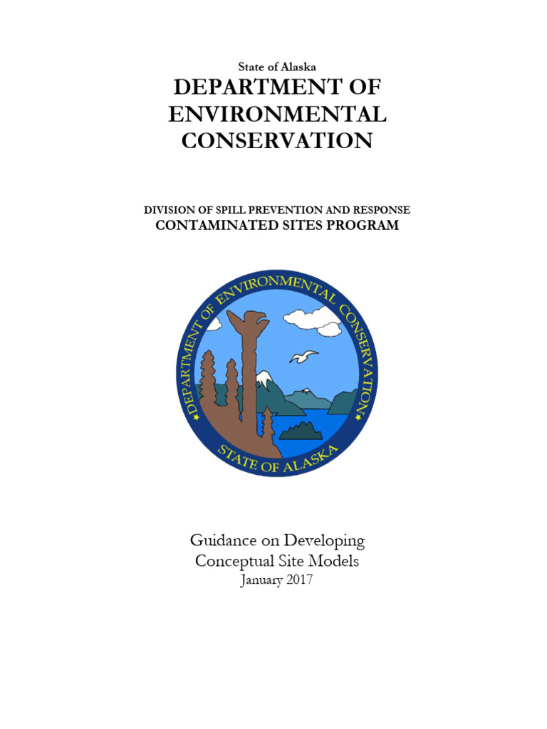 Adec CSM Guidance 222017 | PDF | Water | Groundwater