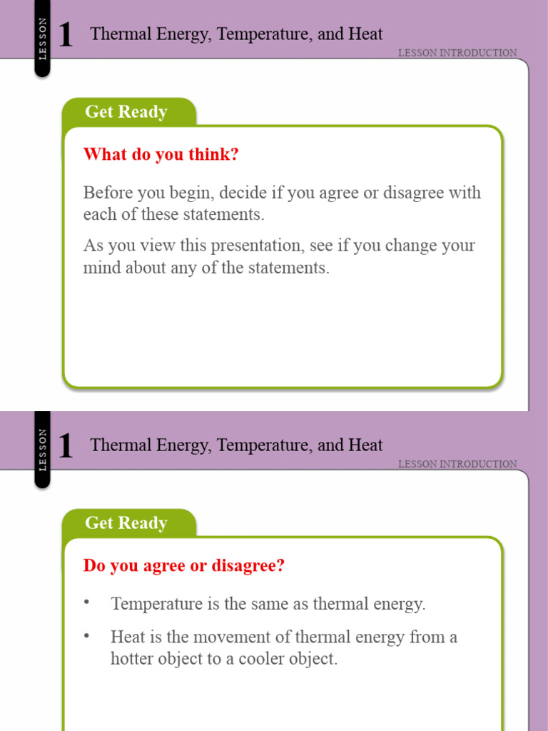 Thermal Energy Explained | PDF | Temperature | Convection